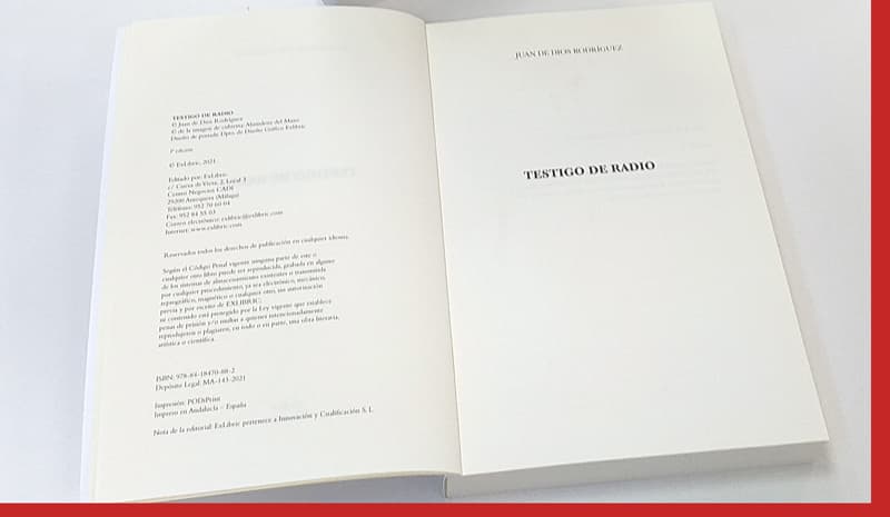 ¿Qué es la página de créditos de mi libro y para qué sirve?