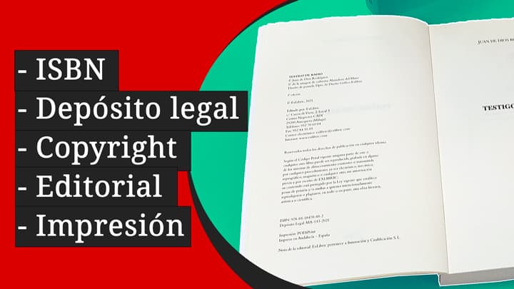 ¿Qué es la página de créditos de mi libro y para qué sirve?