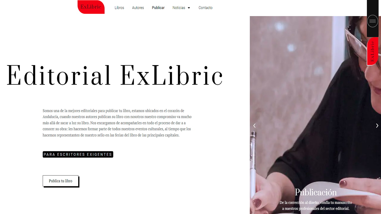 Nueva web de ExLibric, una web más visible y responsive