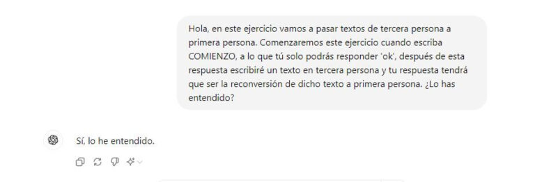 Cómo escribir en primera persona